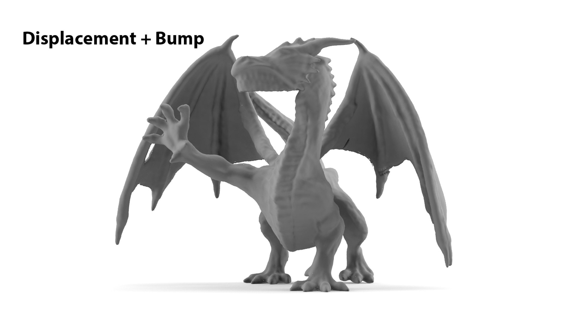 3d dragon warrior toy model