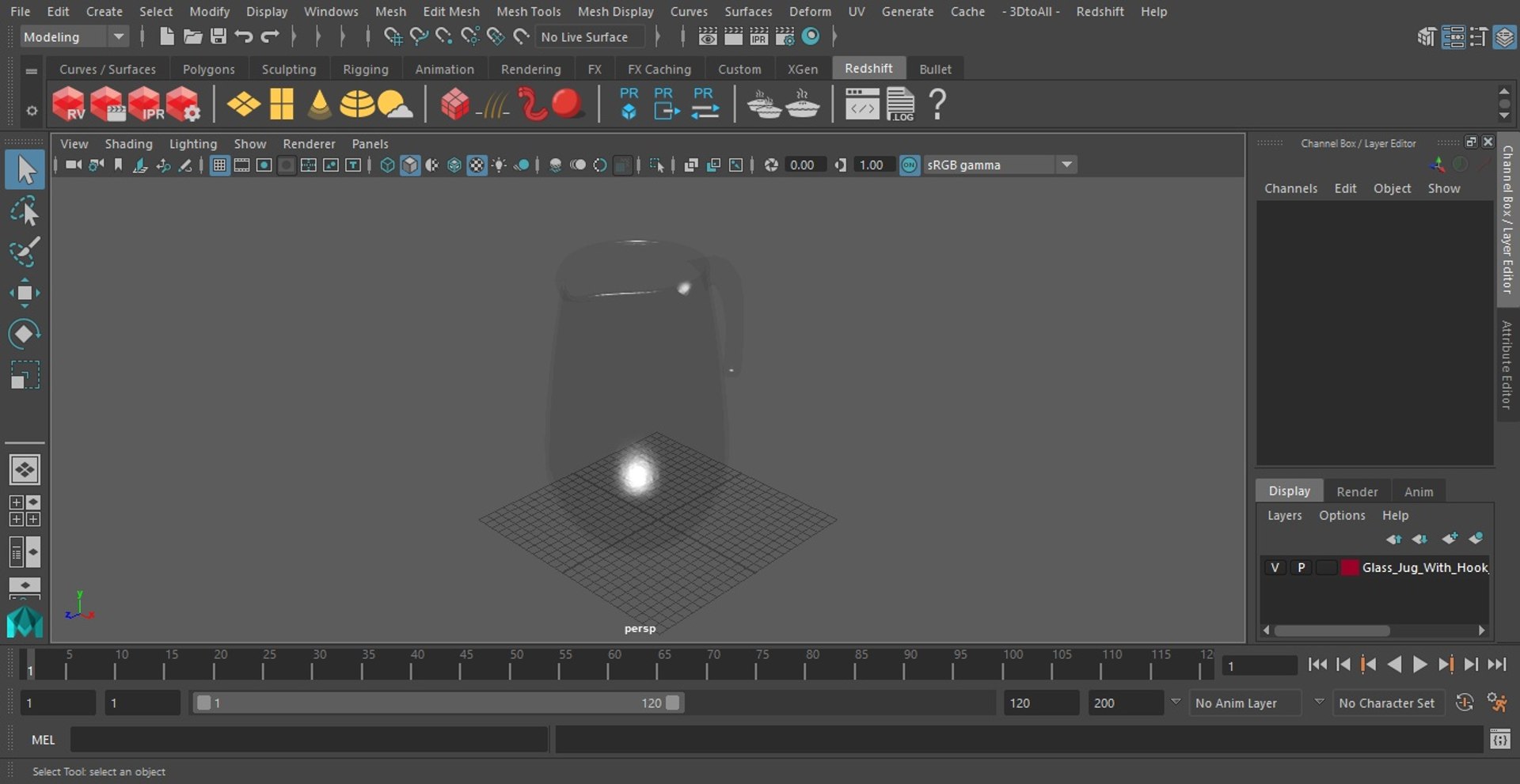 3D Glass Jug With Hook Handle - TurboSquid 1907002