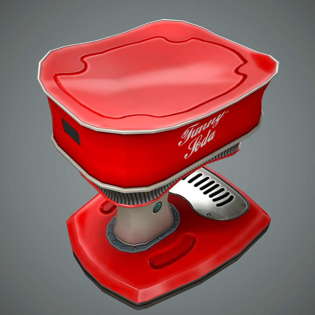 Cola dispenser cartoon model - TurboSquid 1191799