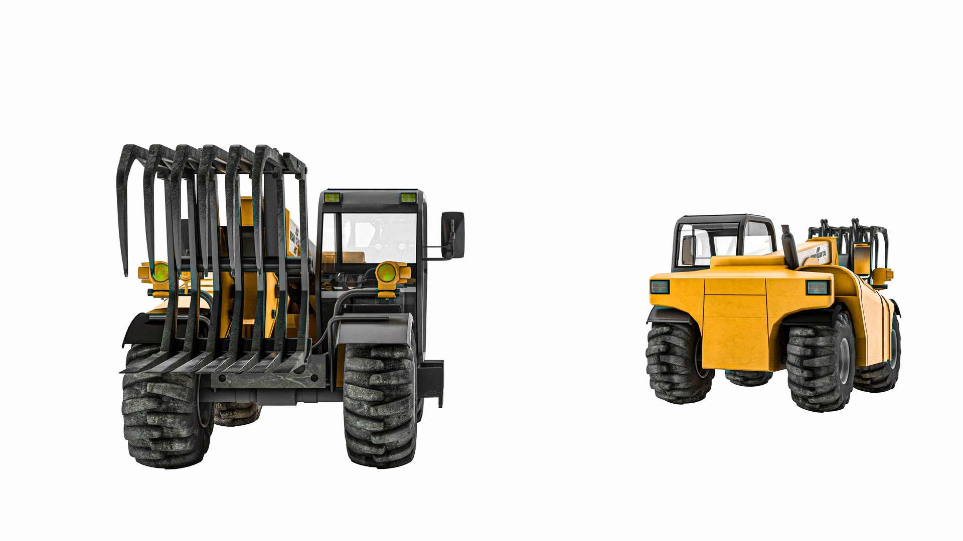 Telescopic Handler Model - TurboSquid 2227079