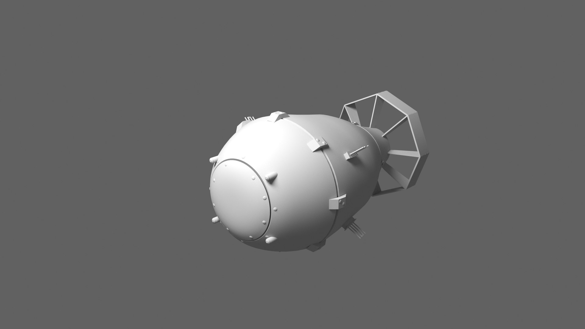 Atomic Bomb 3D Model - TurboSquid 1838819