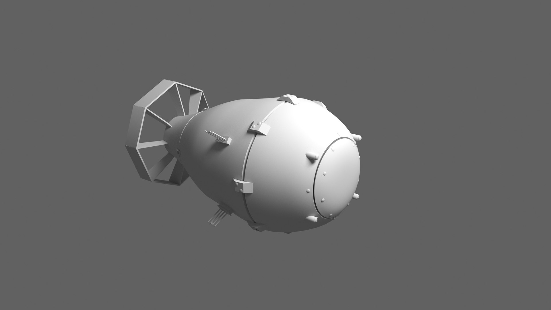 Atomic Bomb 3D Model - TurboSquid 1838819
