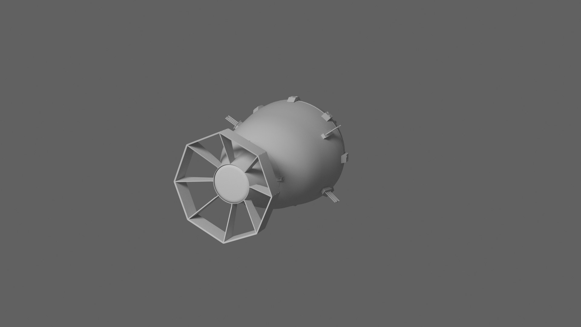 Atomic Bomb 3D Model - TurboSquid 1838819