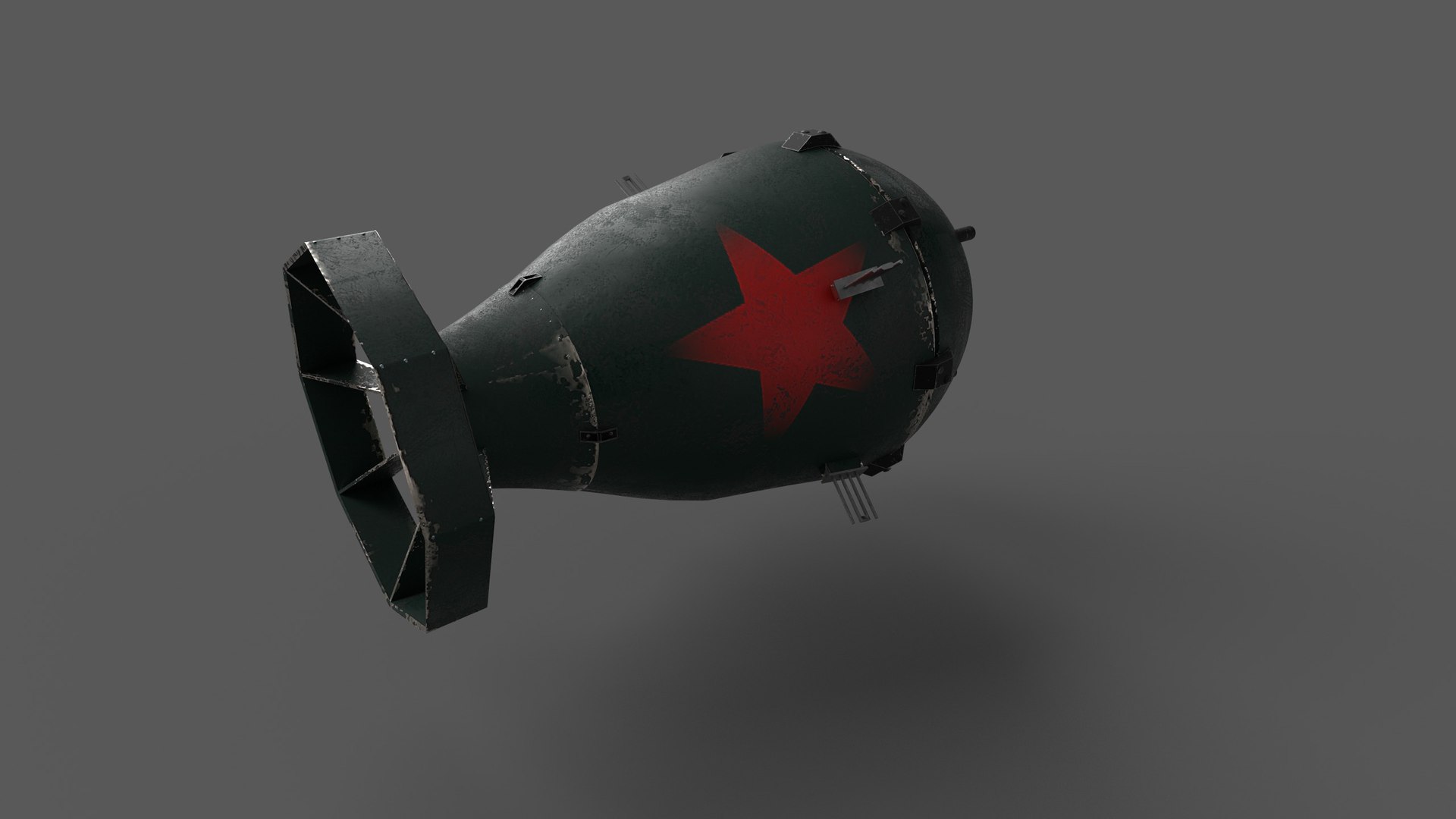 Atomic Bomb 3D Model - TurboSquid 1838819