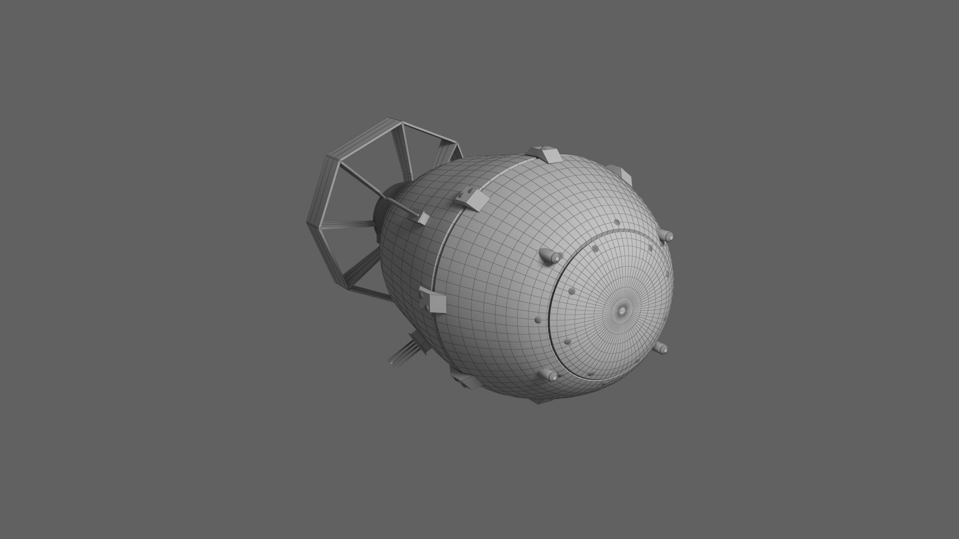 Atomic Bomb 3D Model - TurboSquid 1838819