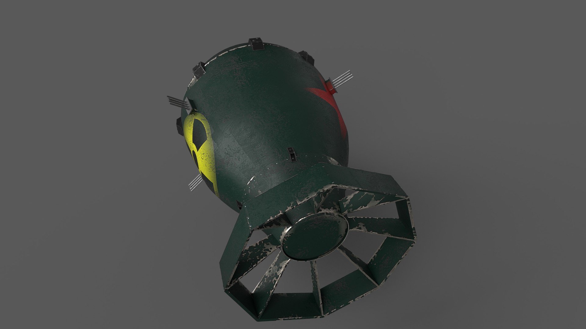 Atomic Bomb 3D Model - TurboSquid 1838819
