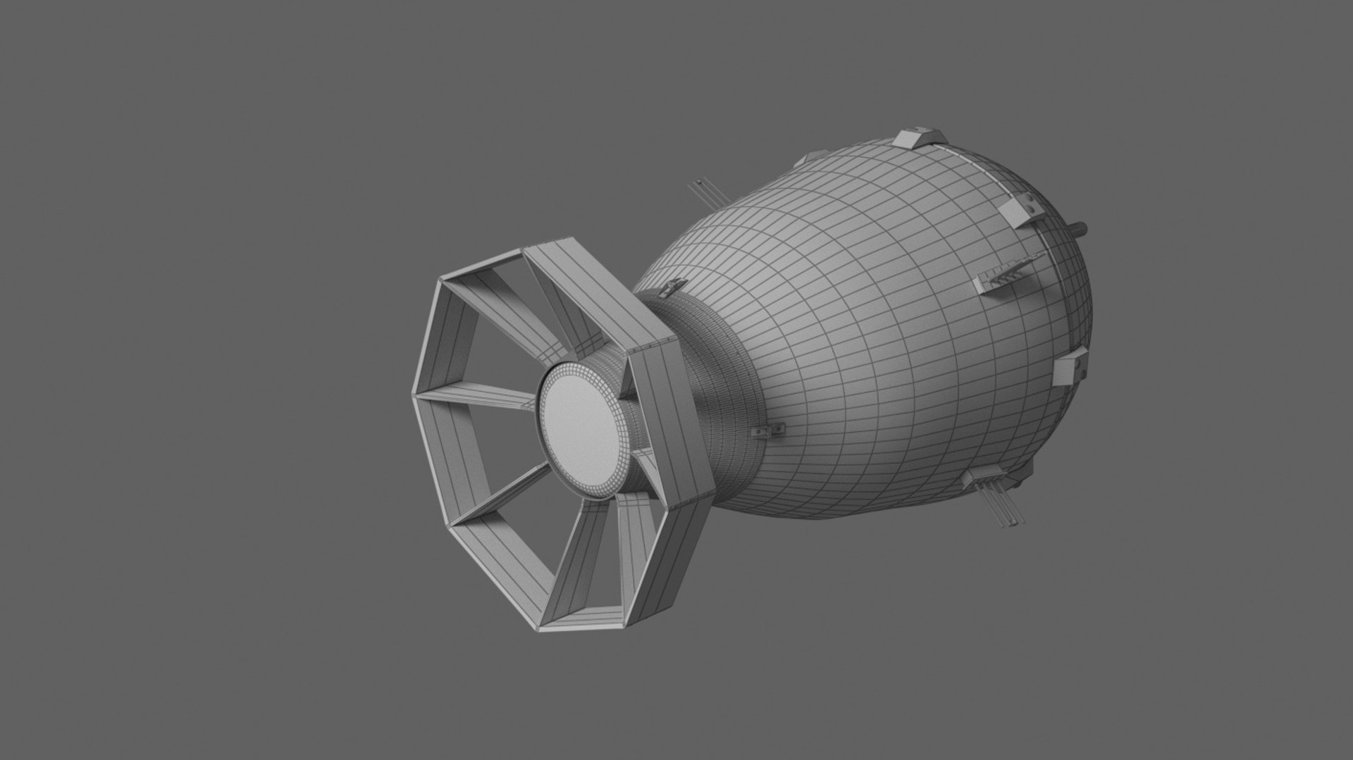 Atomic Bomb 3D Model - TurboSquid 1838819