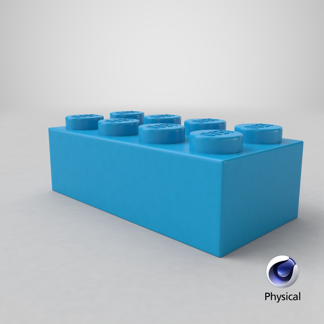 Lego brick 2x4 dark 3D model - TurboSquid 1409507