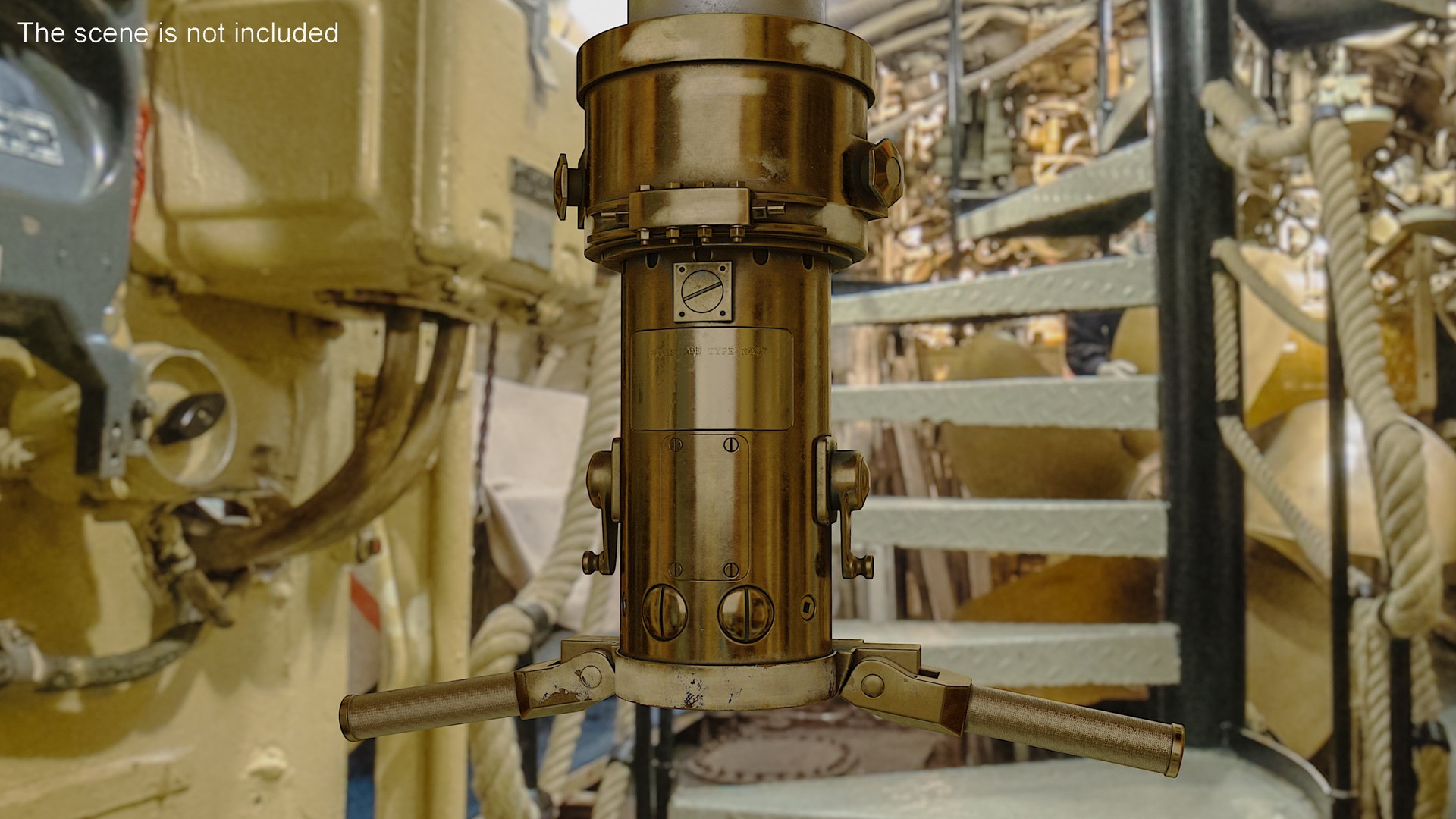 Retro Submarine Periscope 3D Model - TurboSquid 2045423
