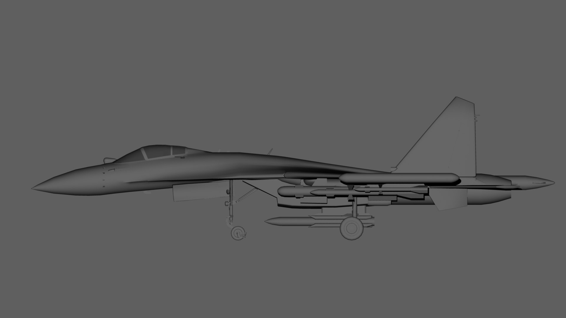 Free Su 35 3d Model