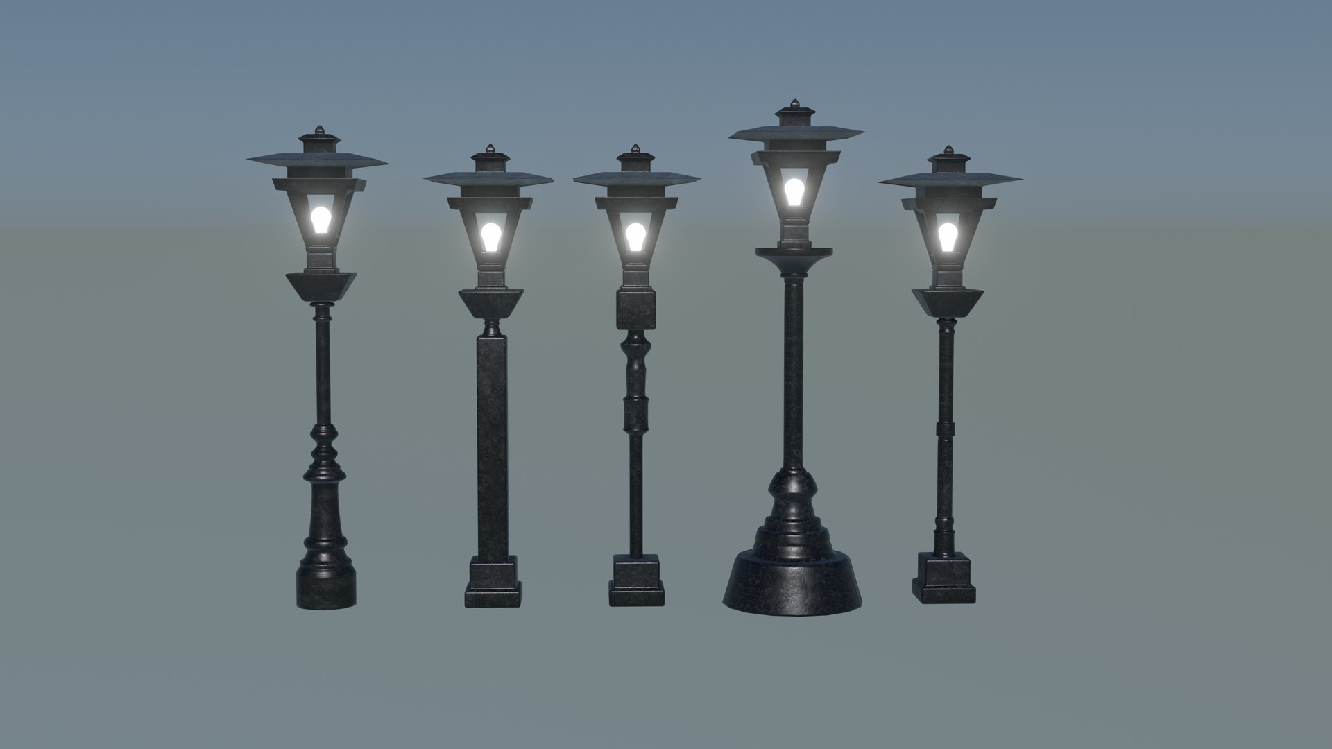 Antique Lamp Post 3D Nostalgic Lighting Replica 3D Model - TurboSquid ...