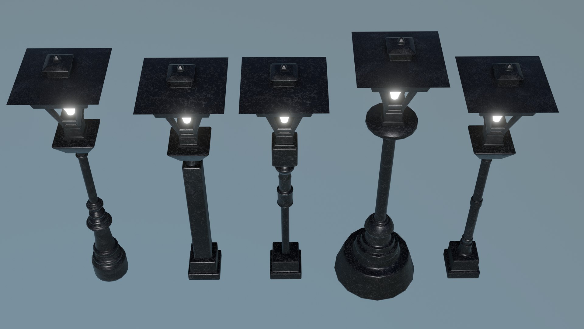 Antique Lamp Post 3D Nostalgic Lighting Replica 3D Model - TurboSquid ...