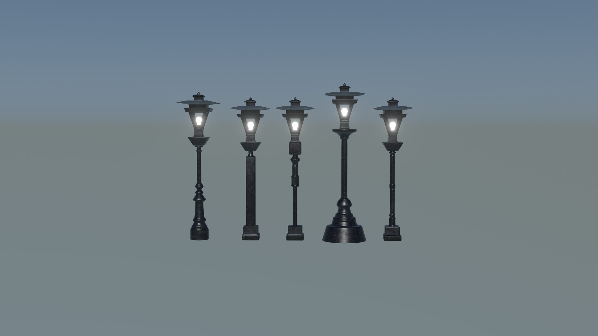 Antique Lamp Post 3D Nostalgic Lighting Replica 3D Model - TurboSquid ...