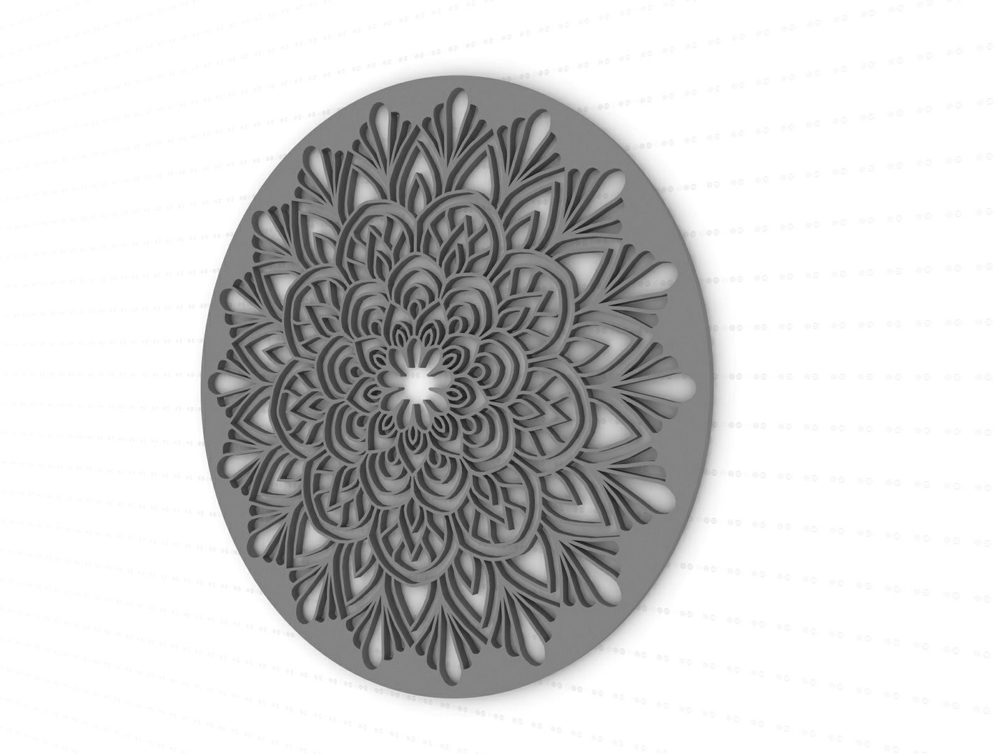 Mandala Cnc Model - TurboSquid 1455080