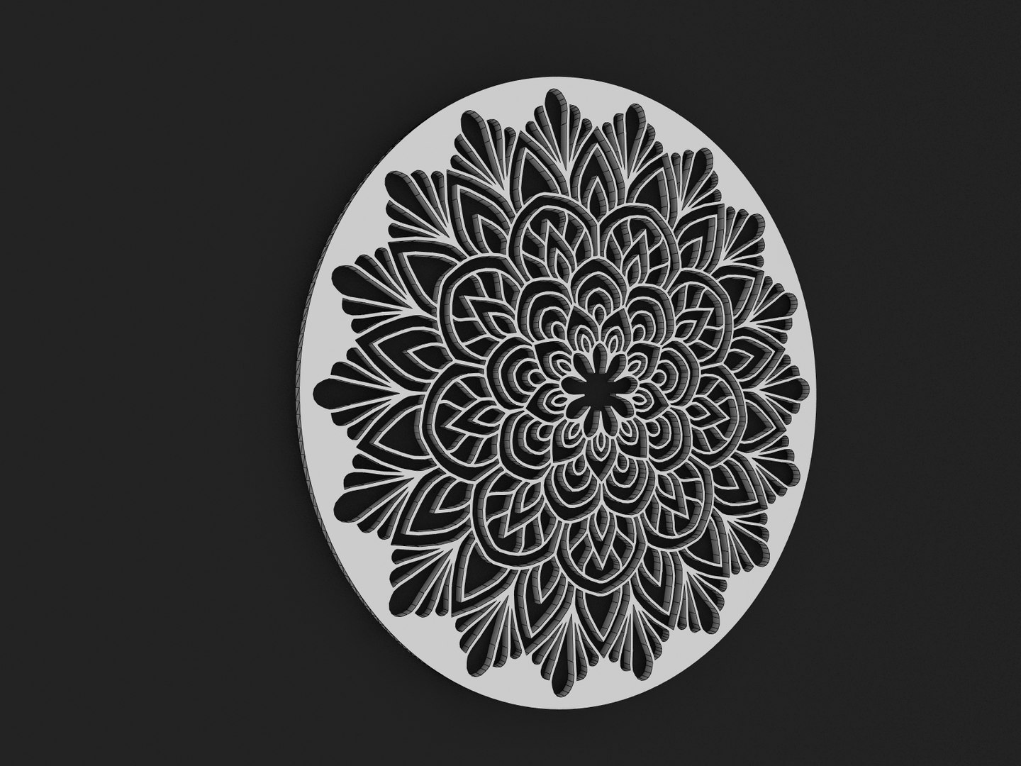 Mandala Cnc Model - TurboSquid 1455080
