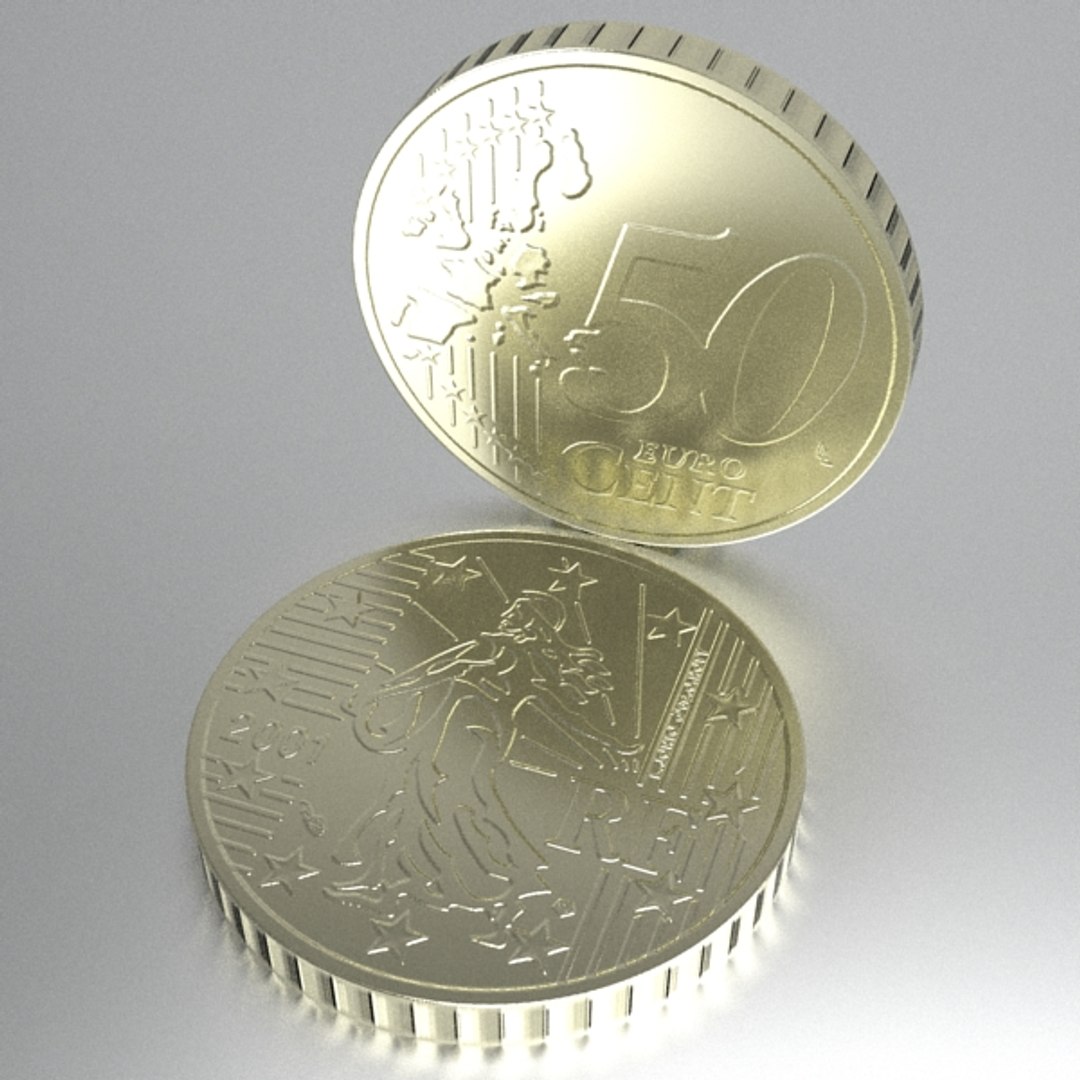 French Euro Coins 3ds