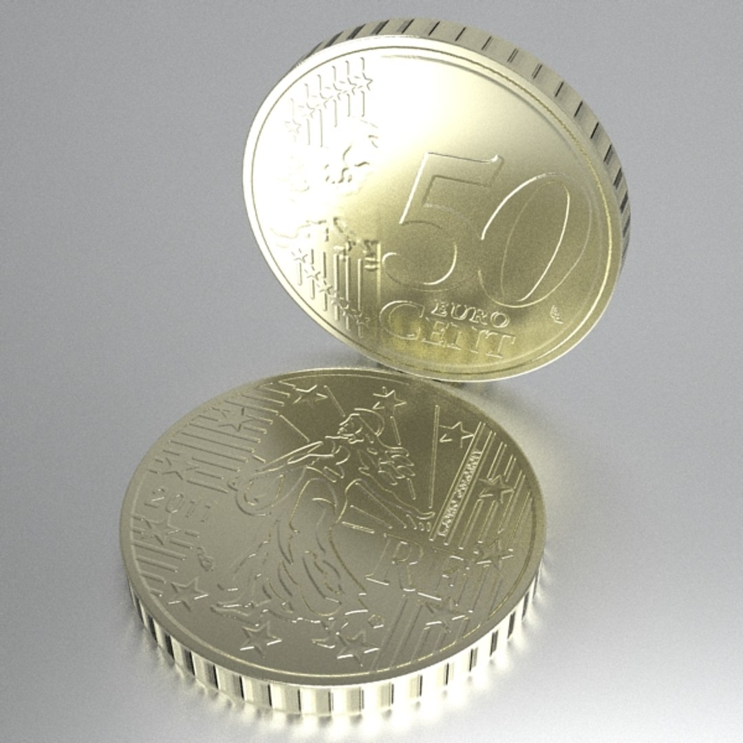 French Euro Coins 3ds