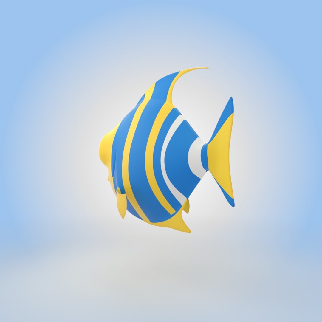 Angelfish 3D Model - TurboSquid 1820348