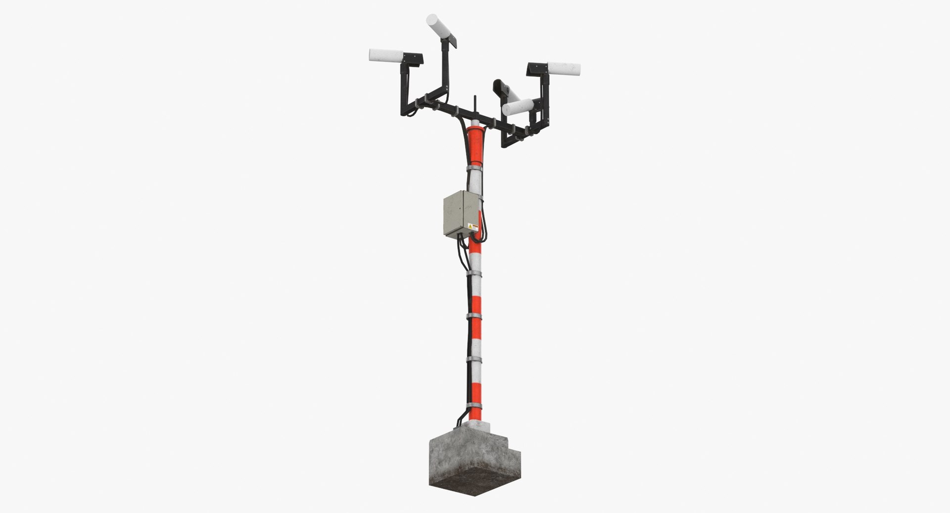 Runway Visual Range RVR Sensor 3D Model - TurboSquid 2027521