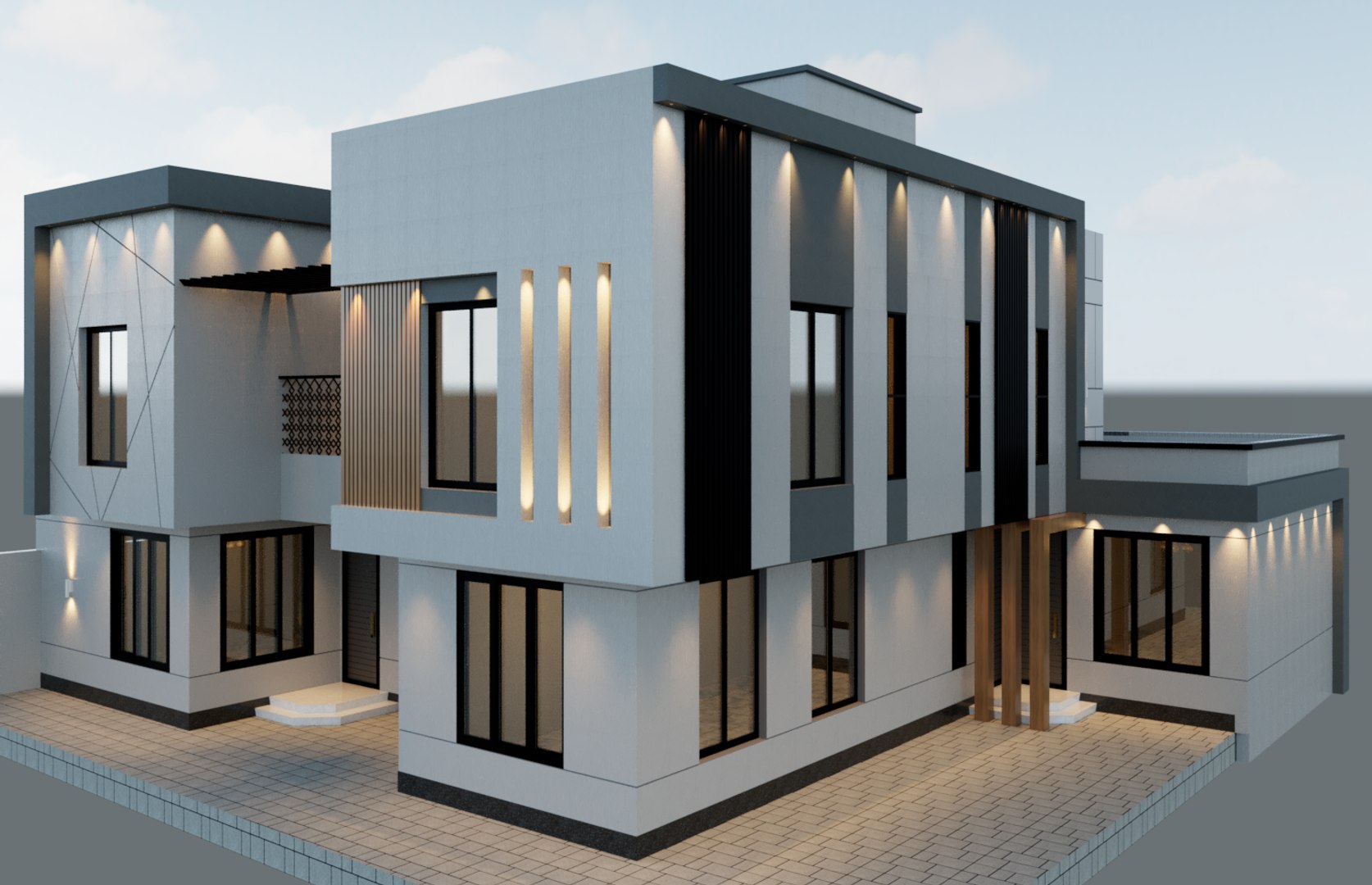 Modern Villa 3 3D model - TurboSquid 2049292