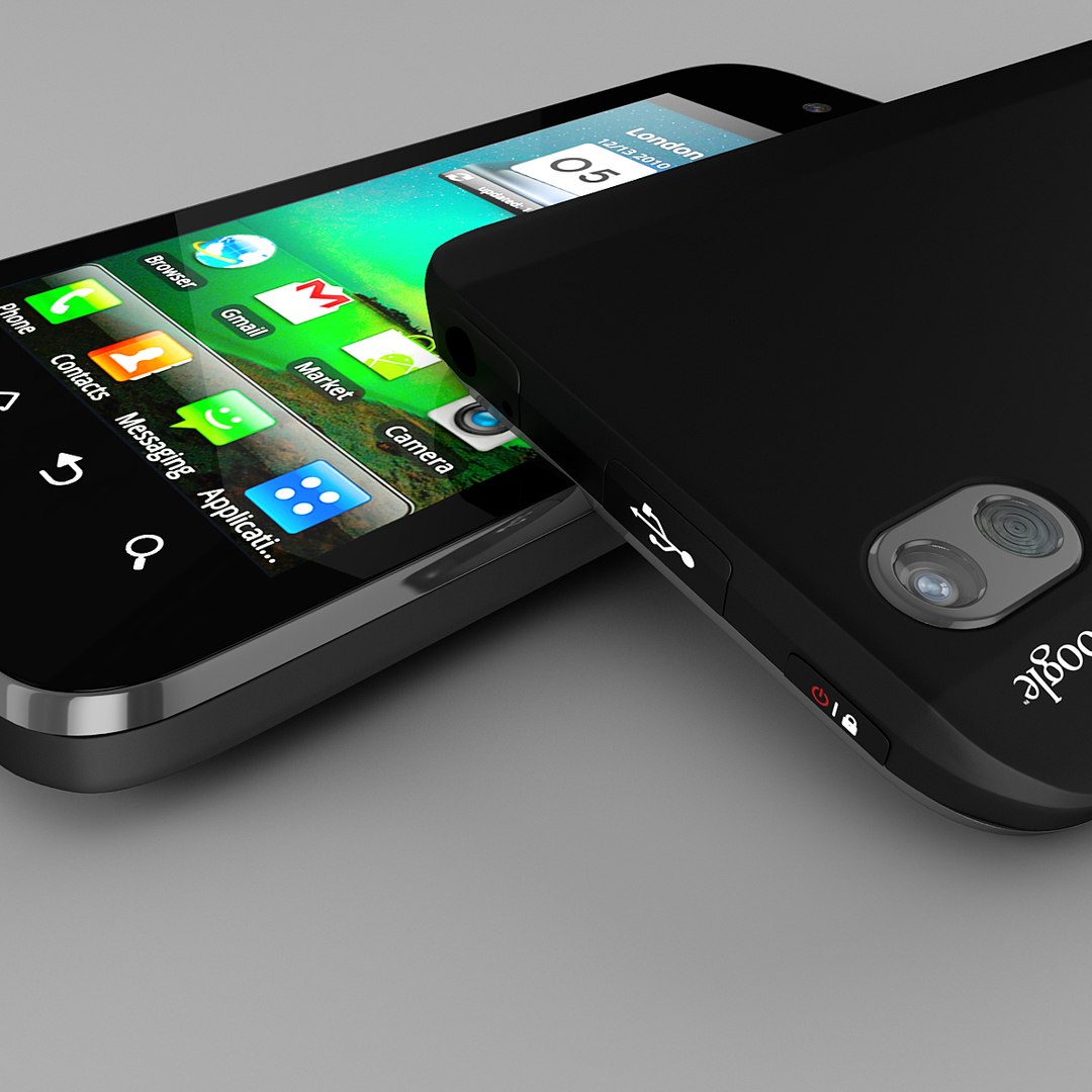 new android cell phone 3d max