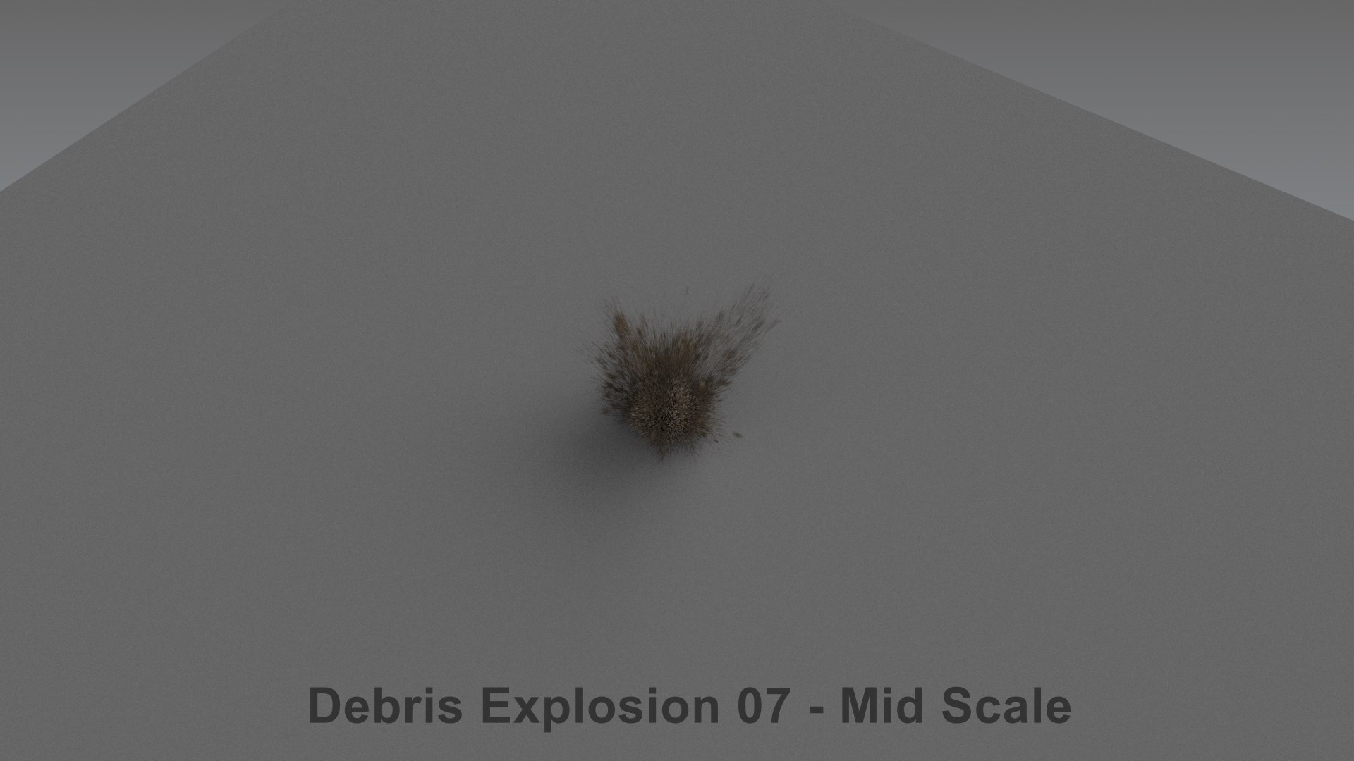 Debris Explosion 07 - Mid Scale 3D Model - TurboSquid 1818158