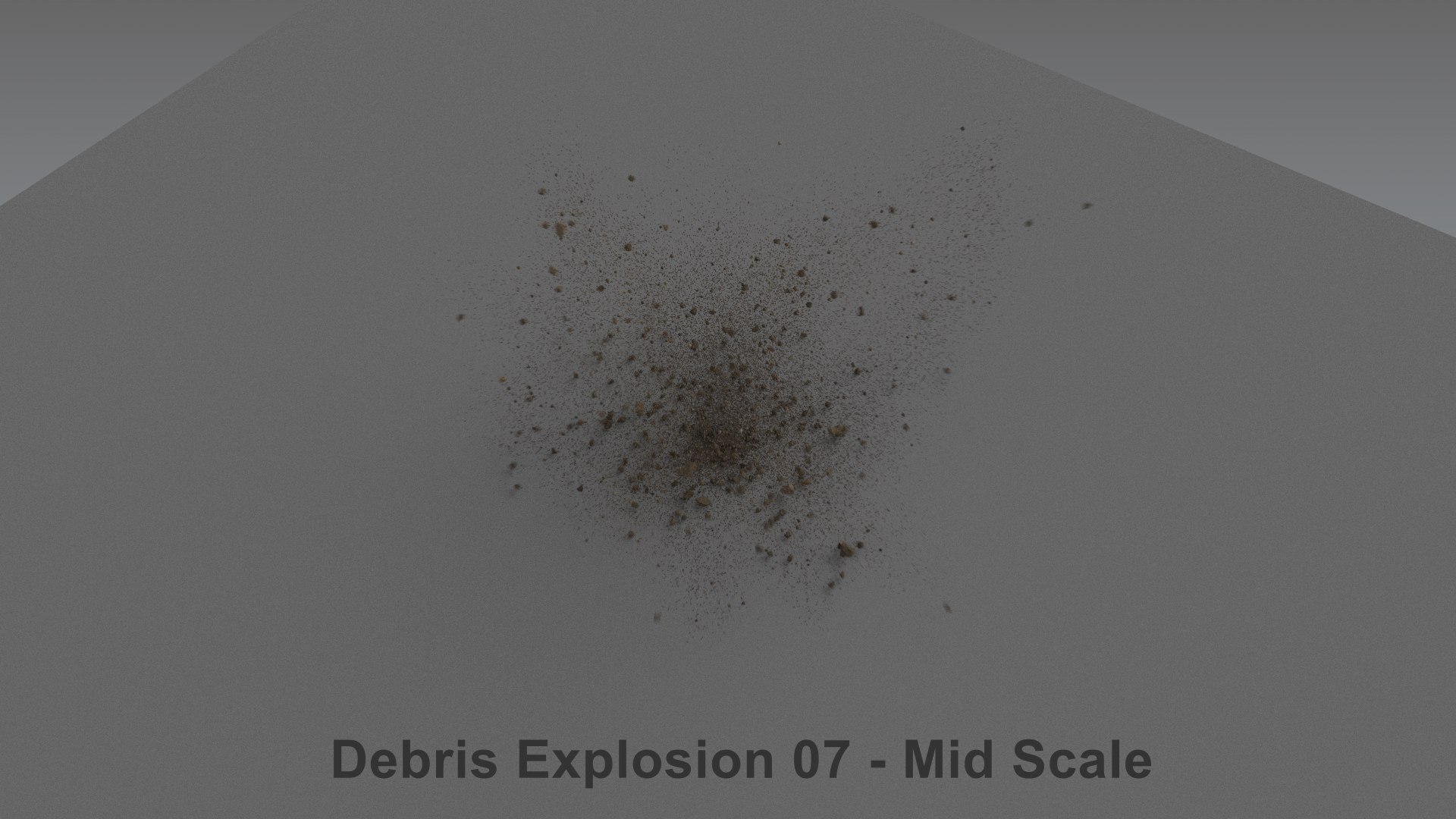 Debris Explosion 07 - Mid Scale 3D Model - TurboSquid 1818158