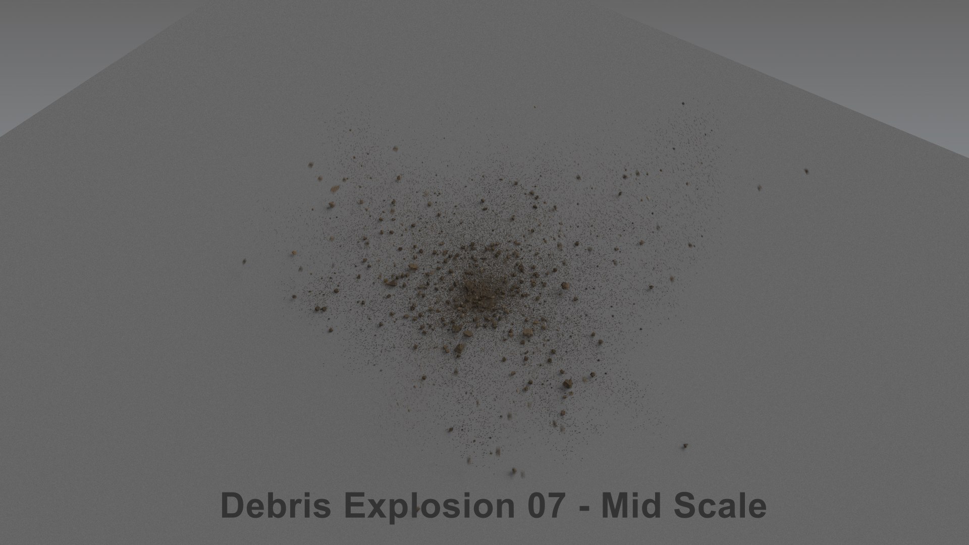 Debris Explosion 07 - Mid Scale 3D Model - TurboSquid 1818158