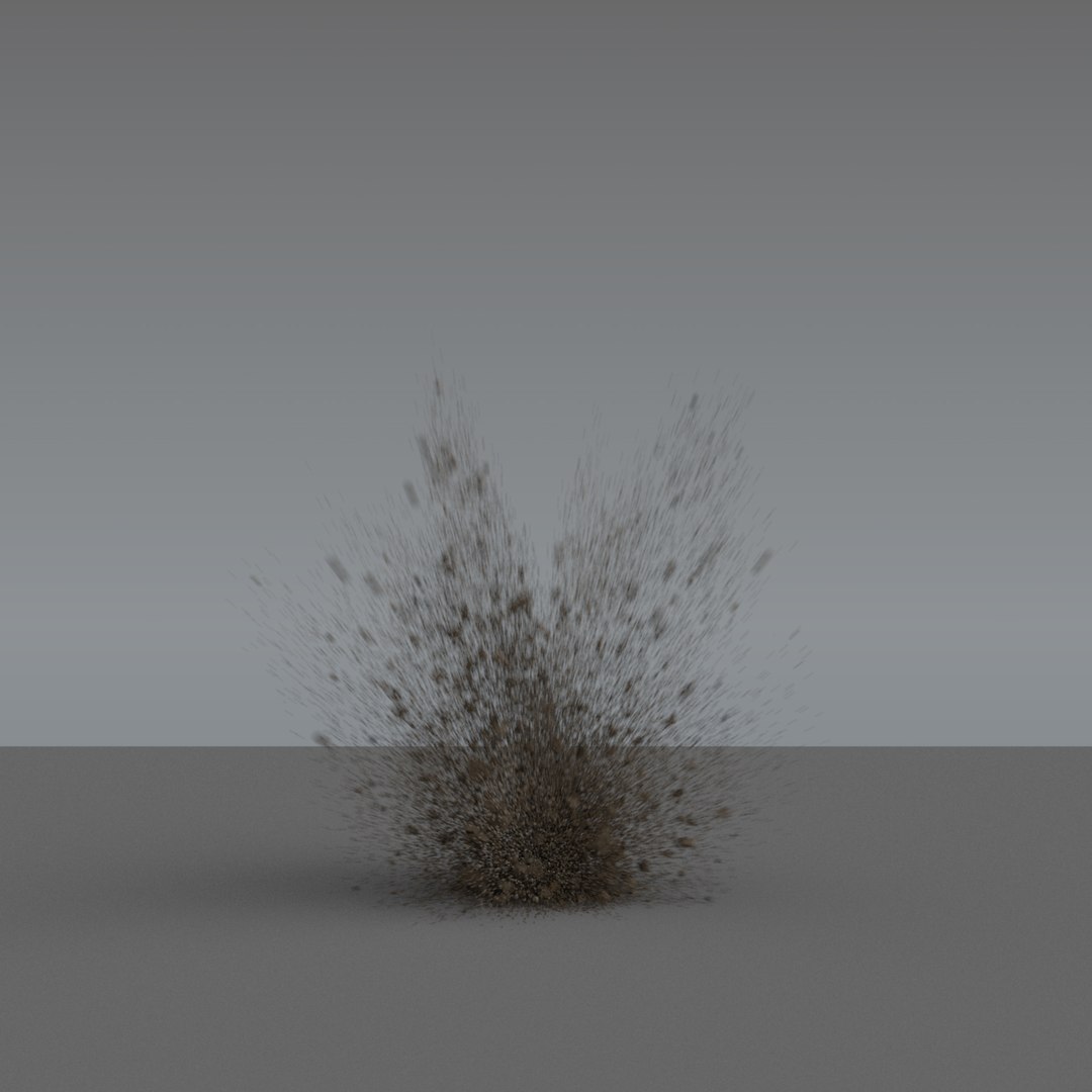 Debris Explosion 07 - Mid Scale 3D Model - TurboSquid 1818158