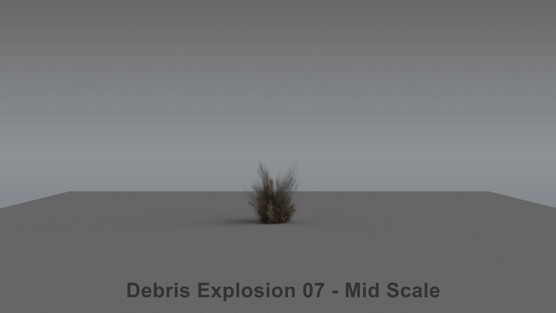 Debris Explosion 07 - Mid Scale 3D Model - TurboSquid 1818158