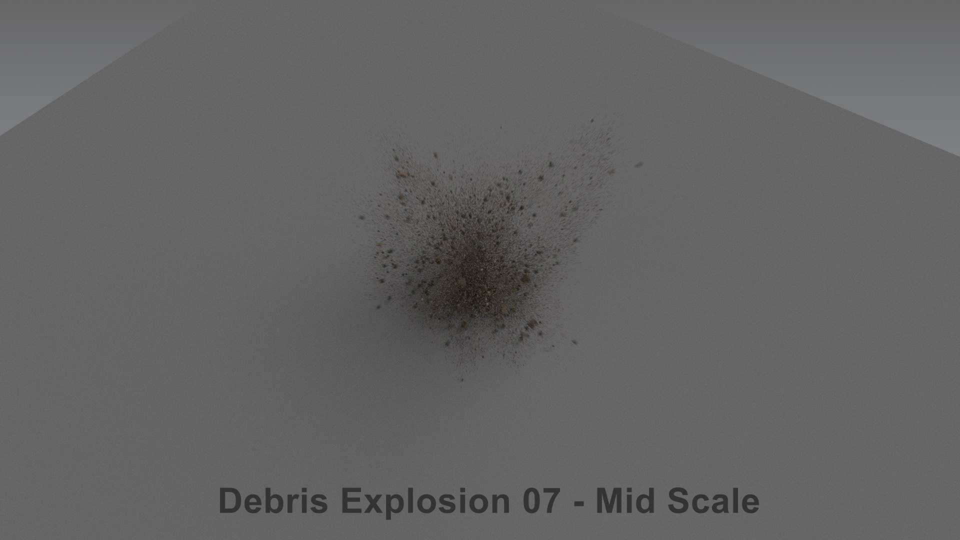 Debris Explosion 07 - Mid Scale 3D Model - TurboSquid 1818158