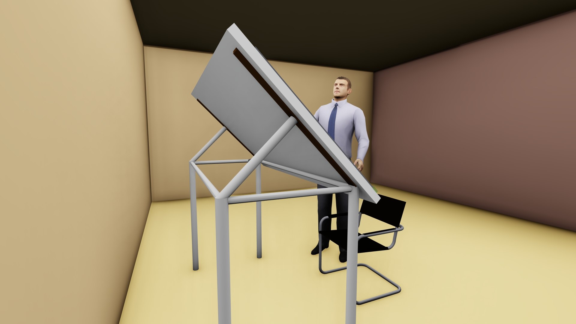 Table For Artists Model - TurboSquid 1808912