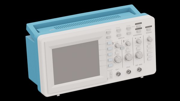 3D digital oscilloscope model - TurboSquid 1175444