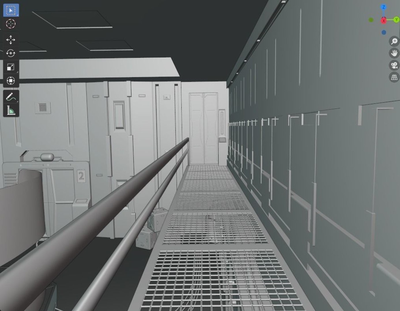 3D Sci-fi Cockpit - TurboSquid 2133042