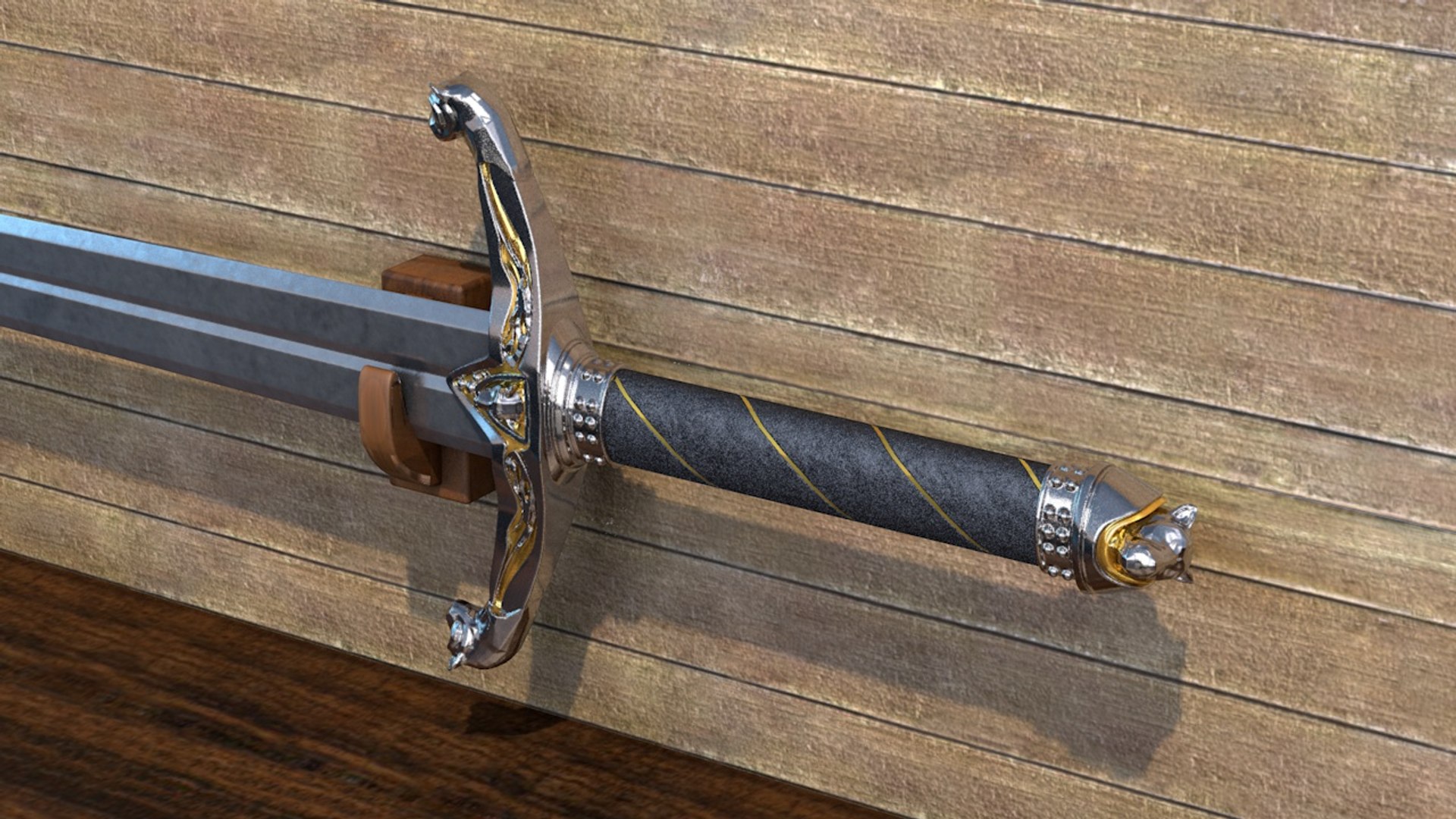 Sword Medieval 3D - TurboSquid 1409477