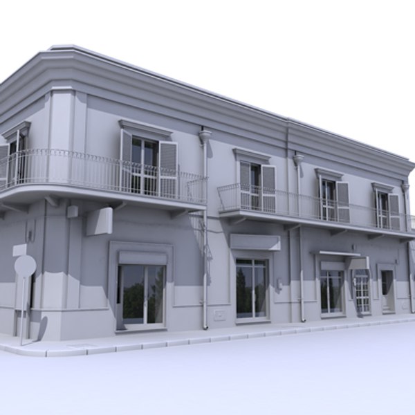 3d model of building architectural