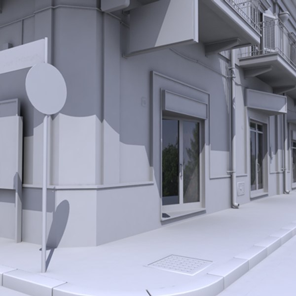 3d model of building architectural