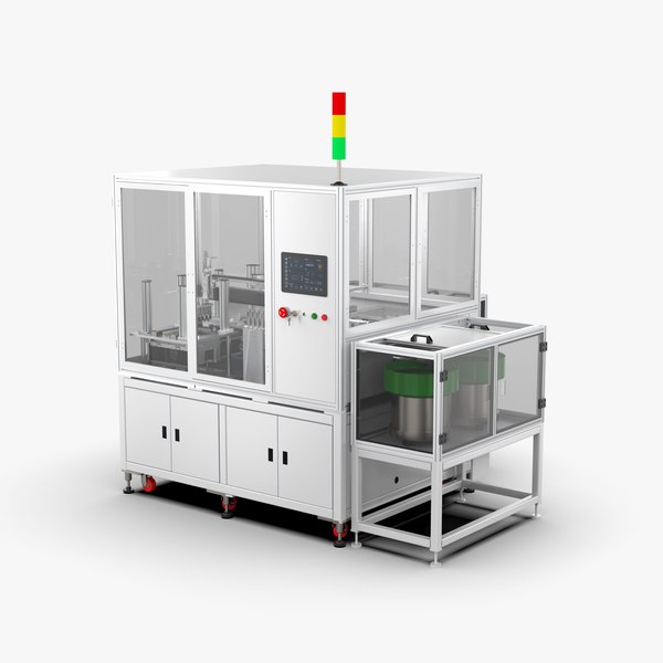 modelo 3d Automatic Spring Distribution and Assembly Swinging Machine ...