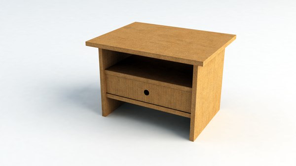3D Cardboard Bedside Table KRUMEL max model - TurboSquid 1754864