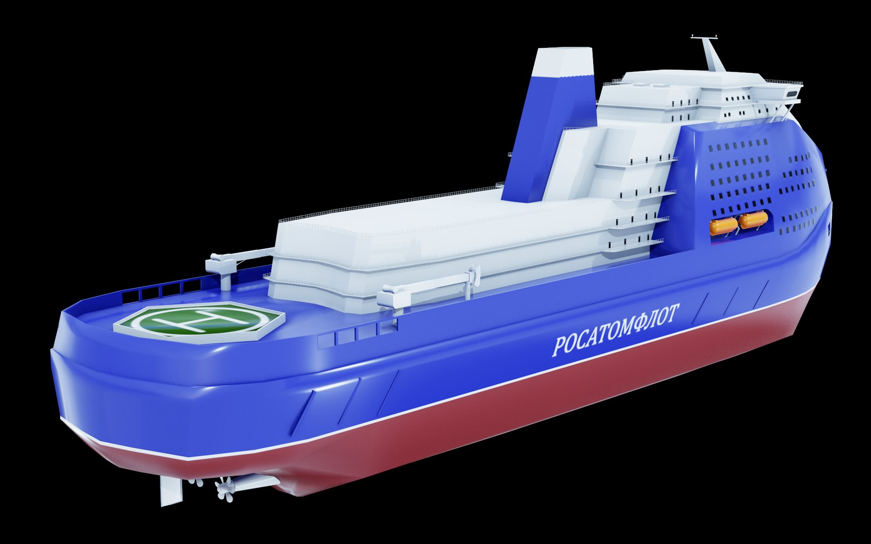3D Leader Icebreakers Model - TurboSquid 1533659