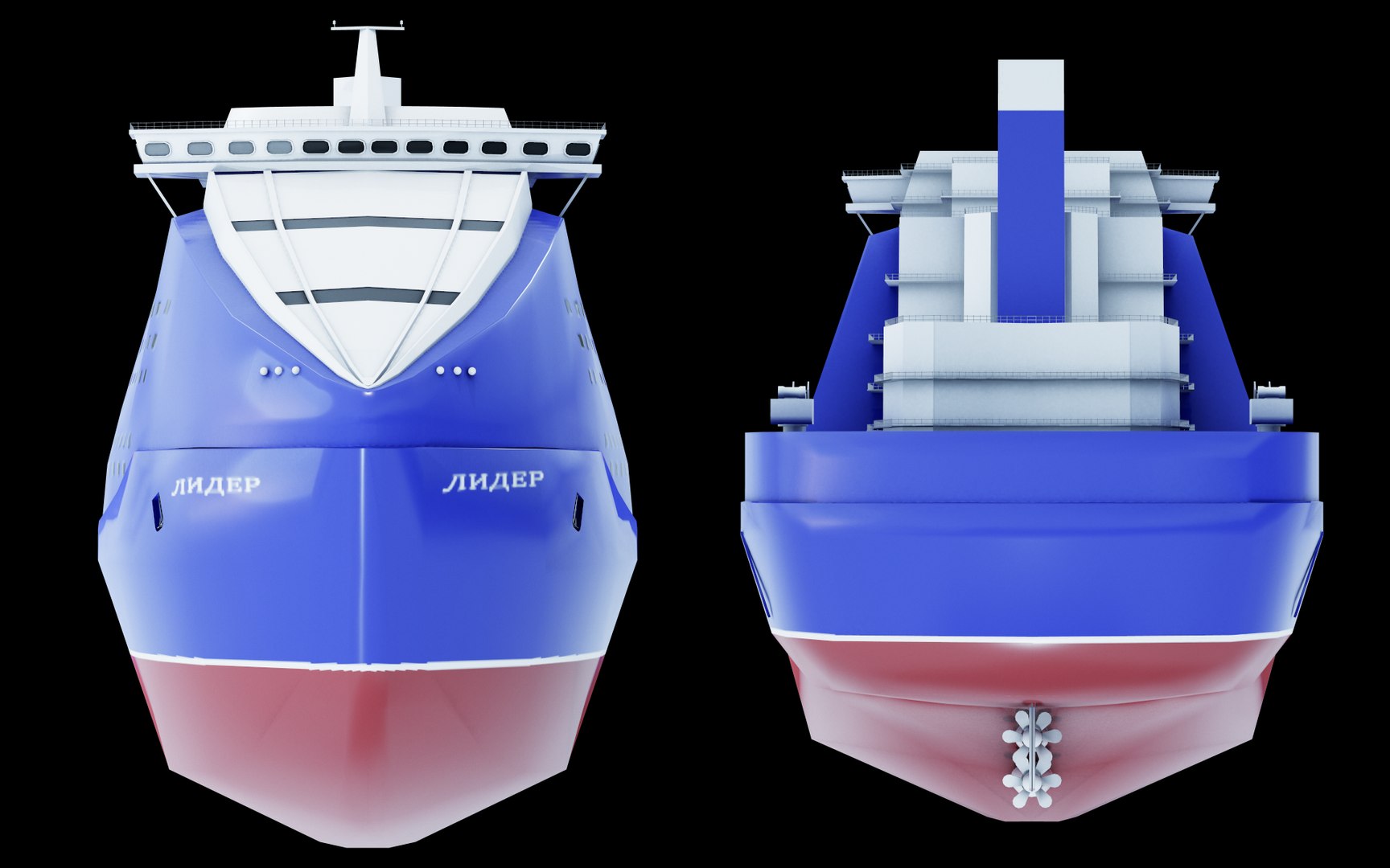 3D Leader Icebreakers Model - TurboSquid 1533659