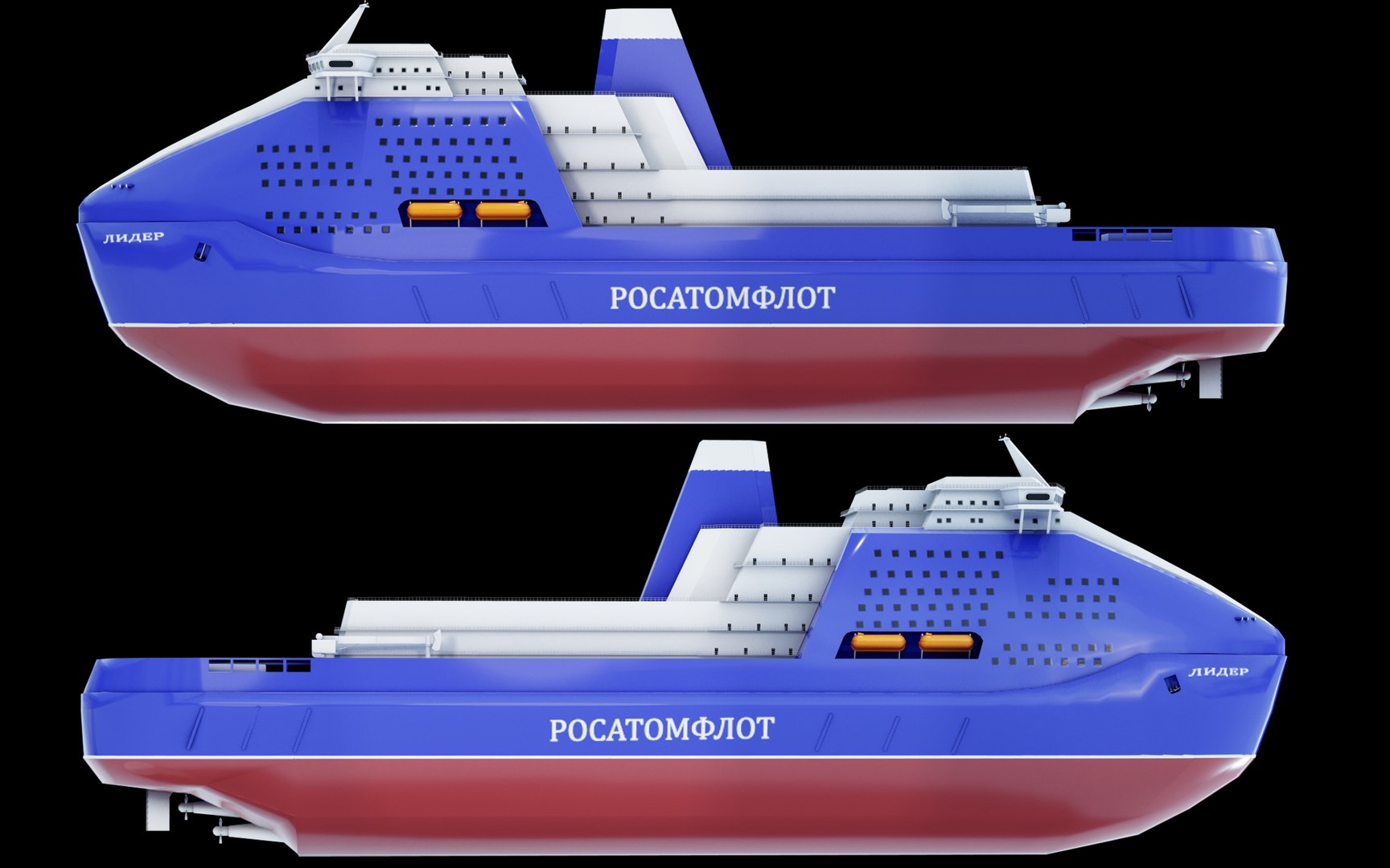 3D Leader Icebreakers Model - TurboSquid 1533659