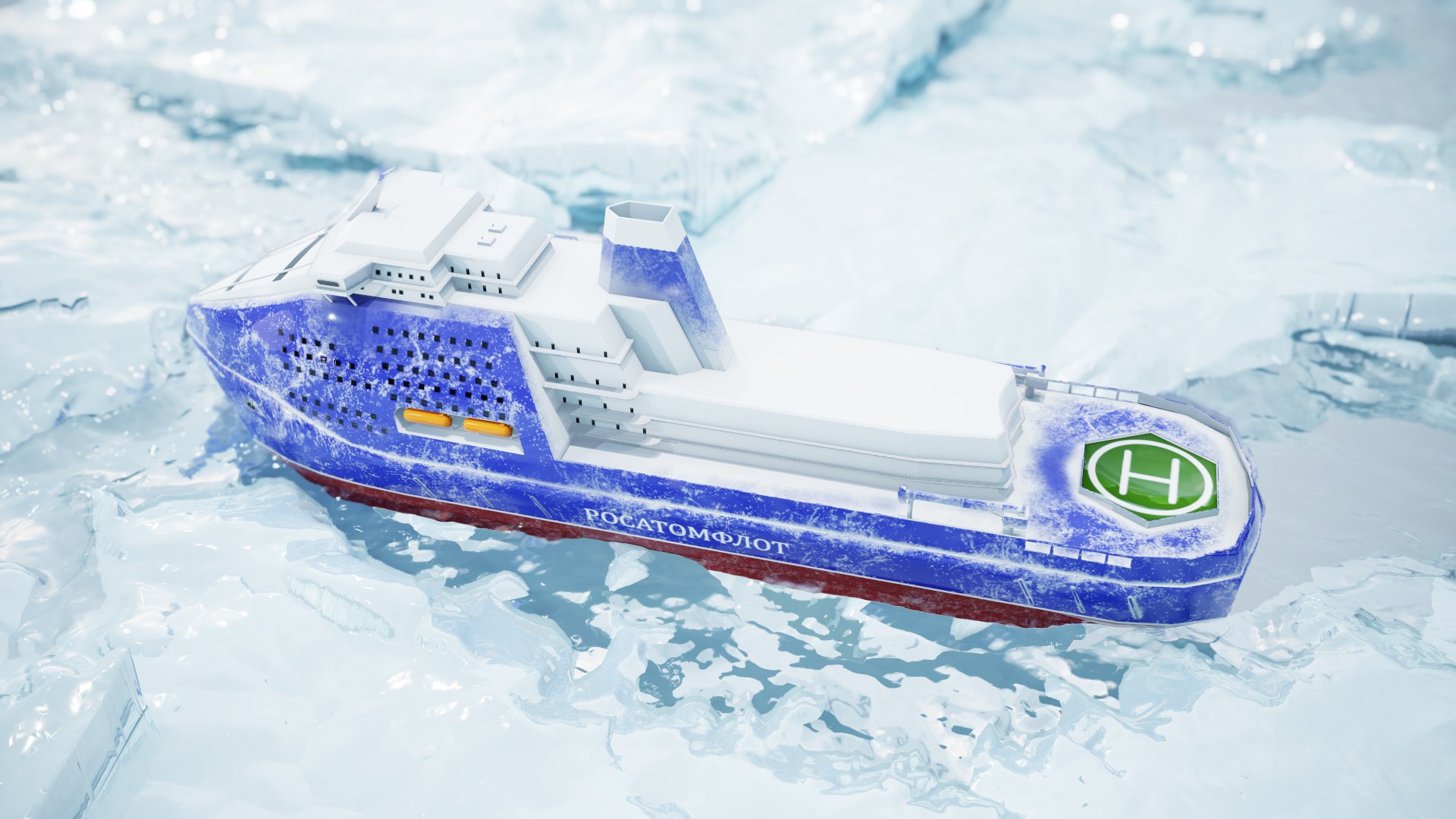 3D Leader Icebreakers Model - TurboSquid 1533659
