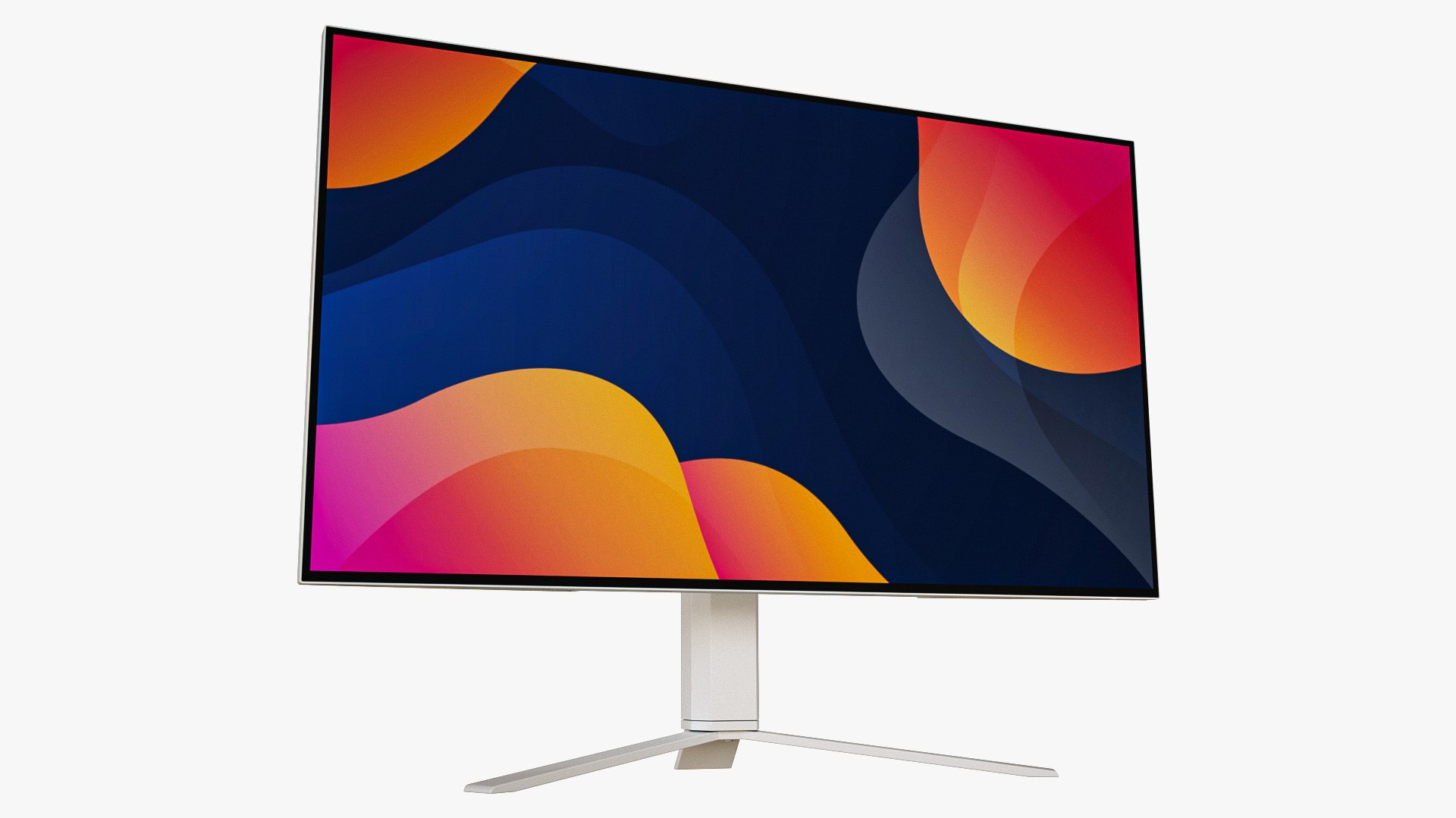 32-Inch Monitor White Model - TurboSquid 2098023