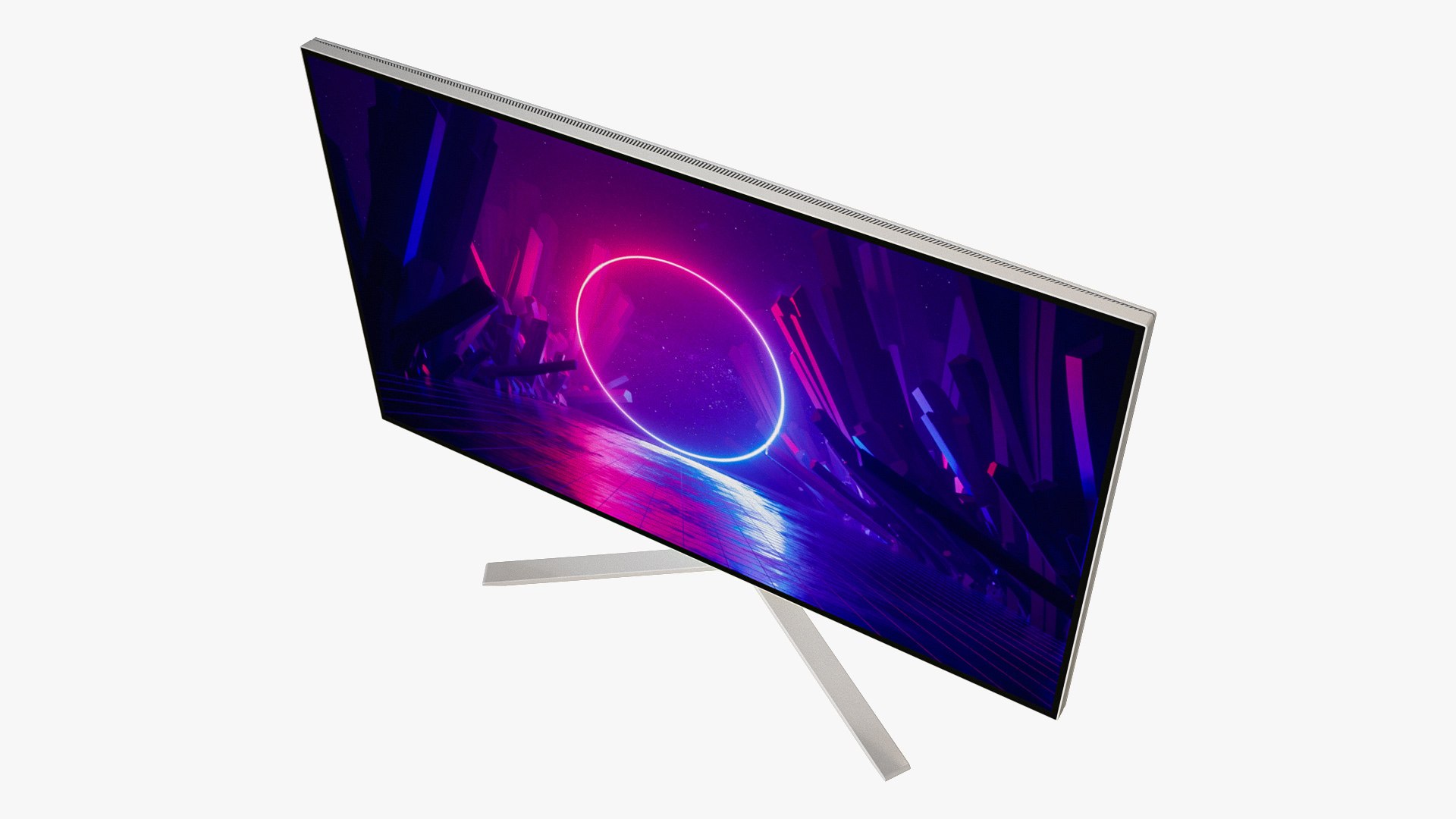 32-Inch Monitor White Model - TurboSquid 2098023