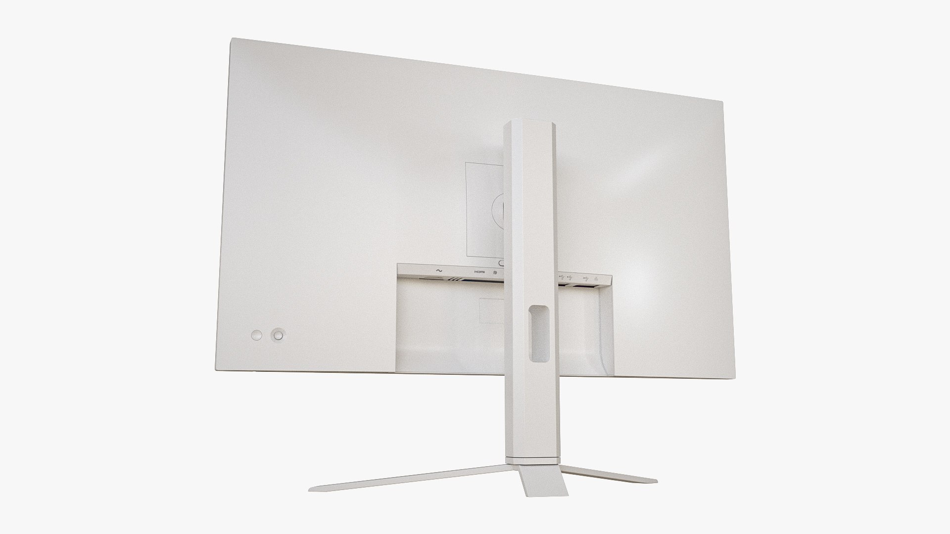 32-Inch Monitor White Model - TurboSquid 2098023