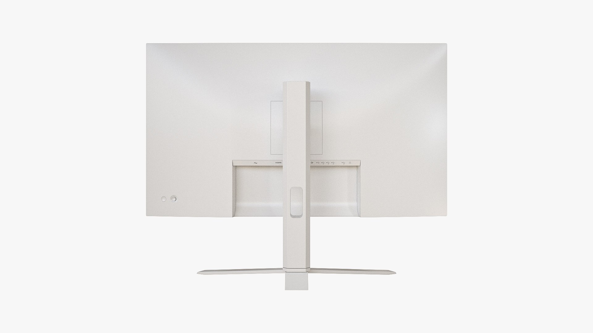 32-Inch Monitor White Model - TurboSquid 2098023