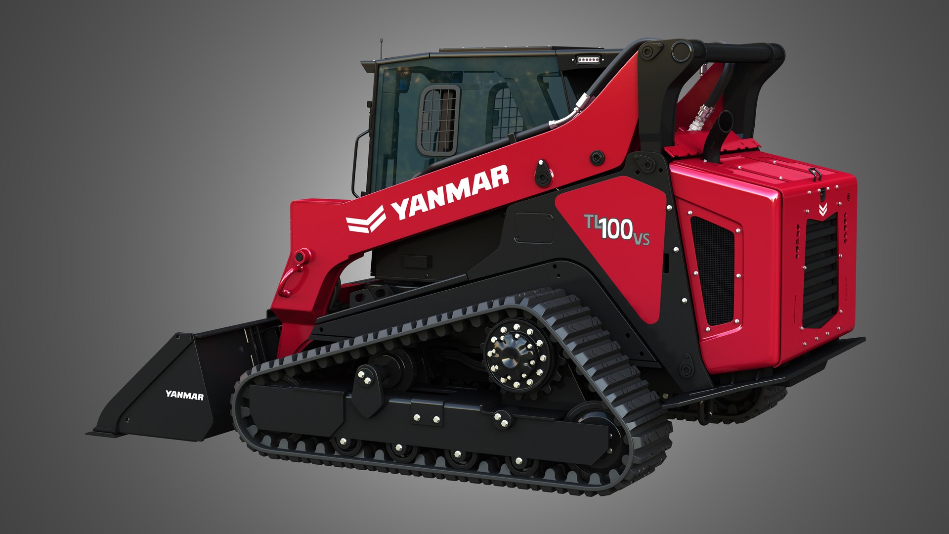 3D Model TL100VS Compact Track Loader - Bucket - TurboSquid 2152591