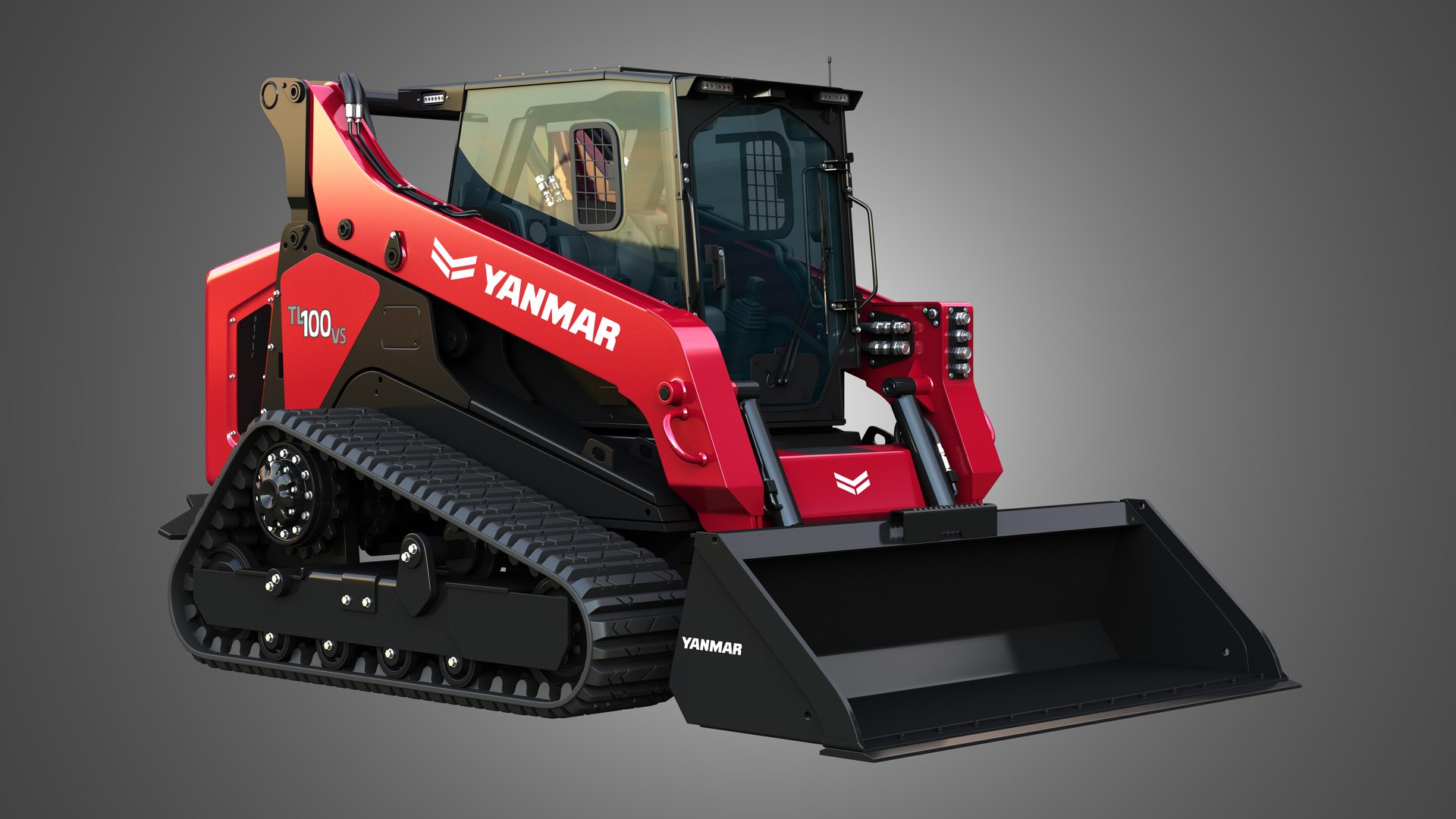 3D Model TL100VS Compact Track Loader - Bucket - TurboSquid 2152591