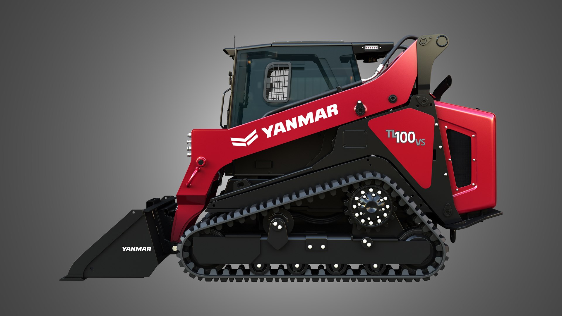 3D Model TL100VS Compact Track Loader - Bucket - TurboSquid 2152591